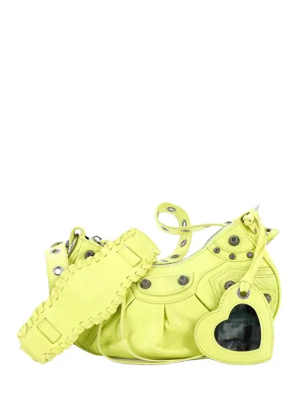Balenciaga Le Cagole Xs Hobo Bag - Yellow