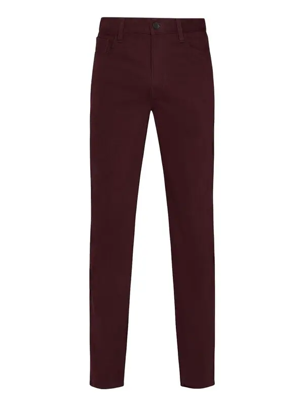Vince Dylan Peached Cotton 5-pocket Pants - Port