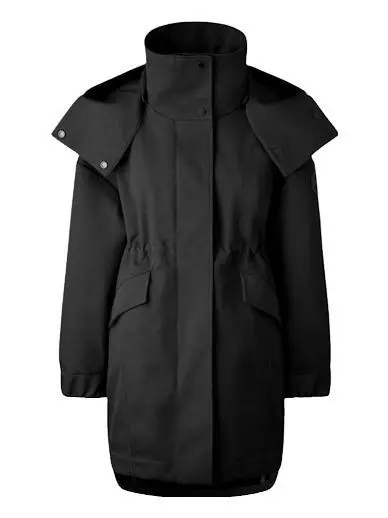 Canada Goose Hooded Coat - Black