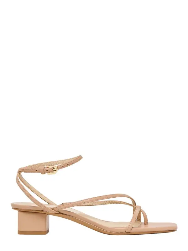 DOLCEVITA Karlos Strappy Sandals - Lt Tan Leather
