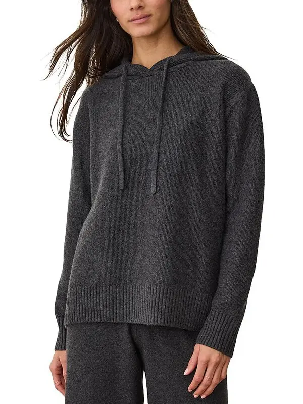 Marine Layer Chalet Knit Hoodie - Charcoal