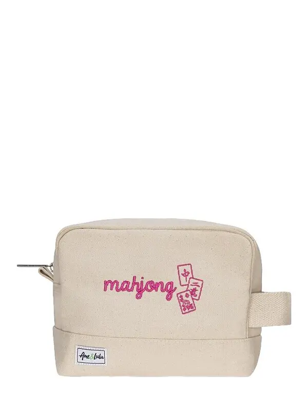AME & LULU Mahjong Tile Bag - Natural