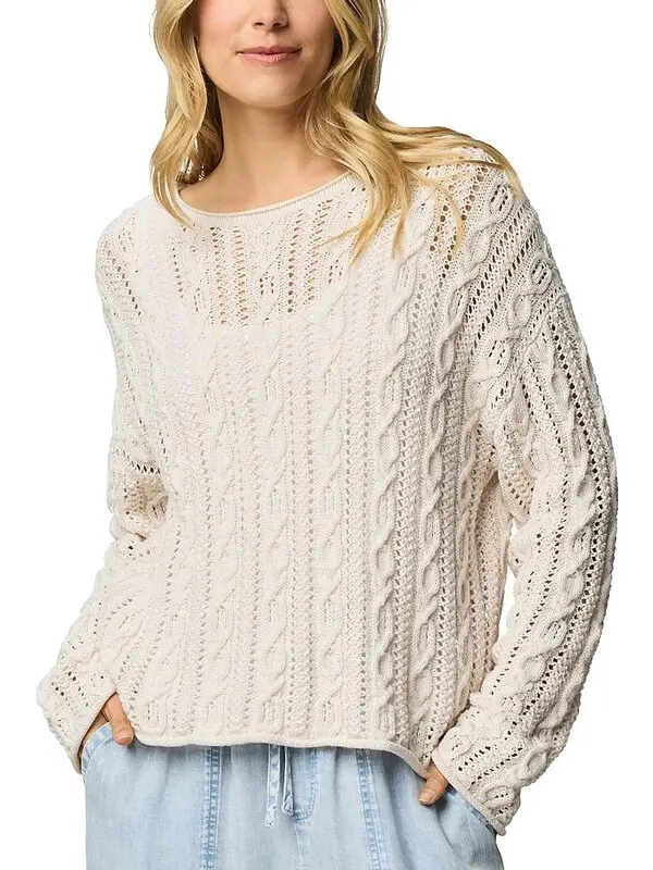 Splendid Brennan Crewneck Sweater - Moonstone