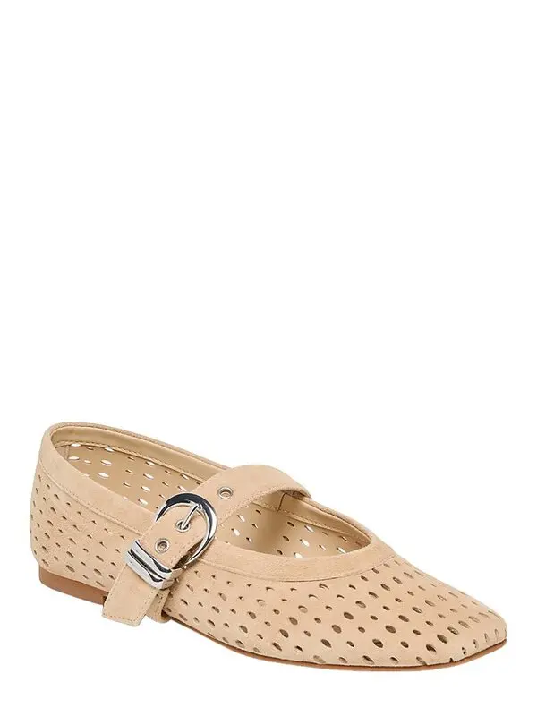 Dolce Vita Mikel Ballet Flats - Camel Perforated