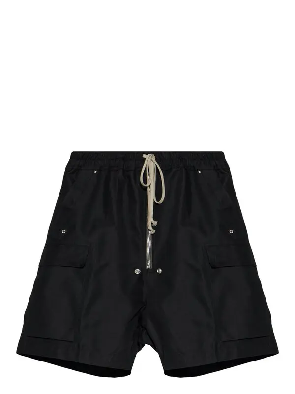 Rick Owens Relaxed Fit Cargo Shorts - Black