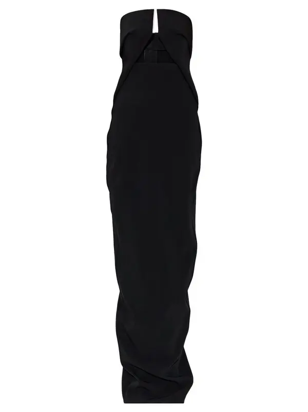 Rick Owens Off-shoulder Gown - Black
