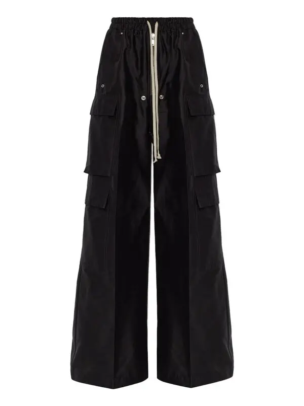 Rick Owens Wide-leg Cargo Trousers - Black