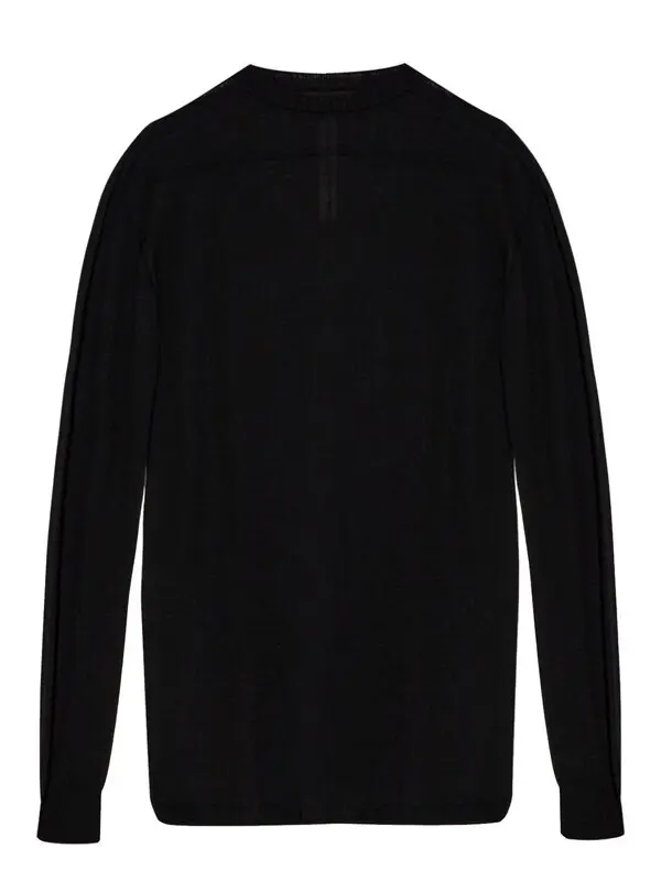 Rick Owens Wool Turtleneck Sweater - Black
