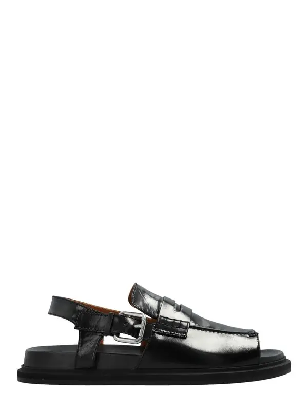 Marni Leather Sandals - Black