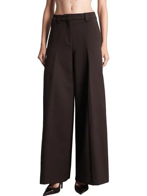 THE LATEST C Alma 3101 Wide Leg Pants - Brown