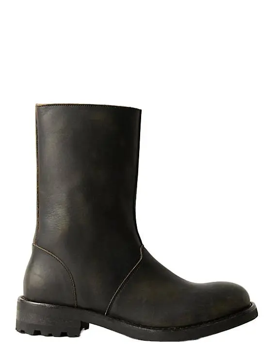 Free People Bailey High Ankle Boots - Black