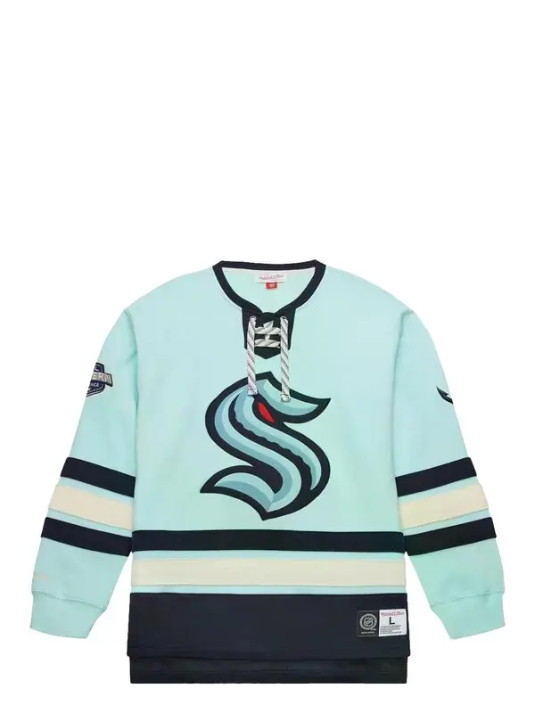 Mitchell & Ness Seattle Kraken Pullover - Blue