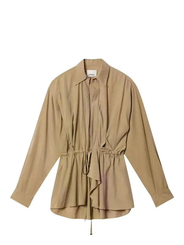Isabel Marant Keren Drawstring Jacket - Neutrals