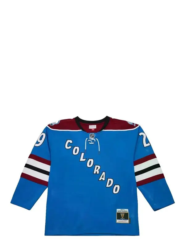 Mitchell & Ness X Nhl Colorado Avalanche 2013-14 Nathan Mackinnon T-shirt - Blue