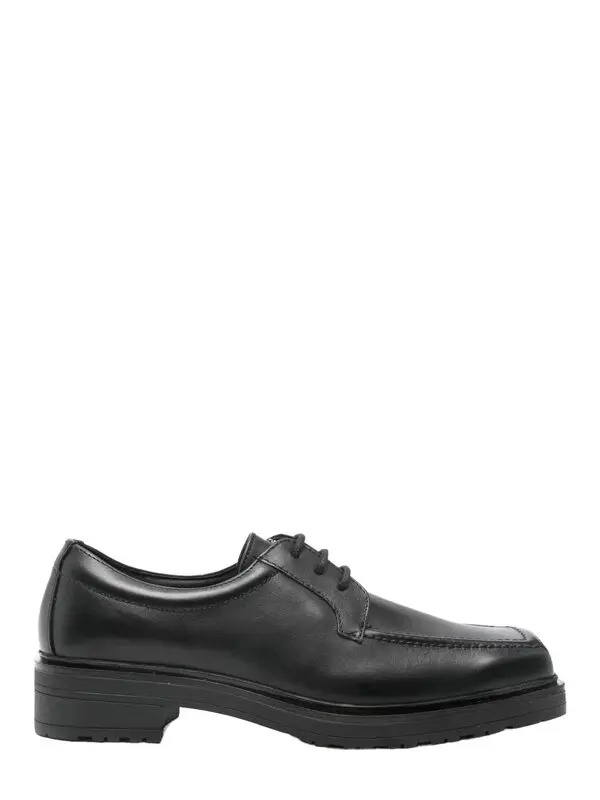 Patrizia Pepe 45mm Leather Derby Shoes - Black