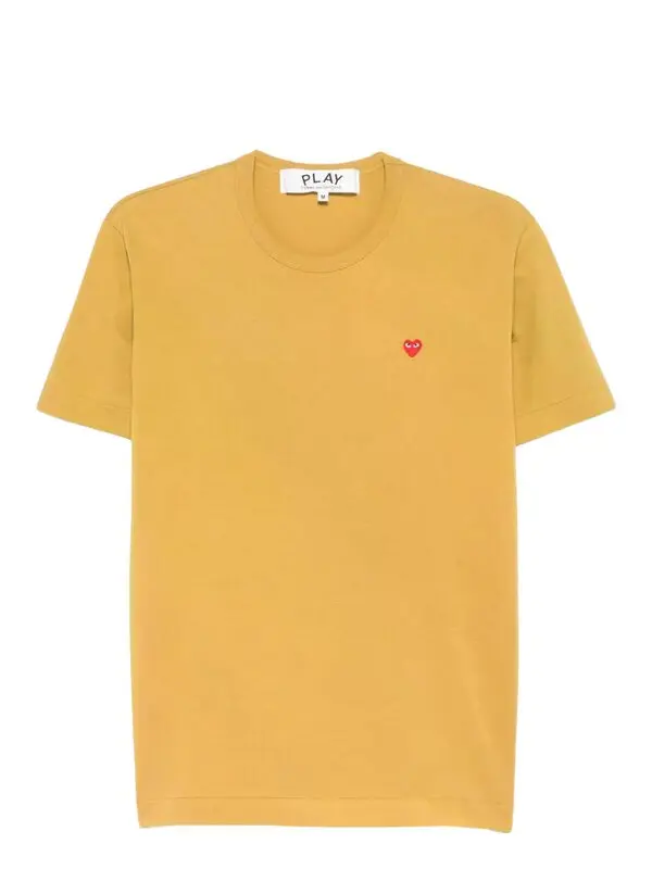 Play Comme Des Garcon Mini Heart T-shirt - Yellow