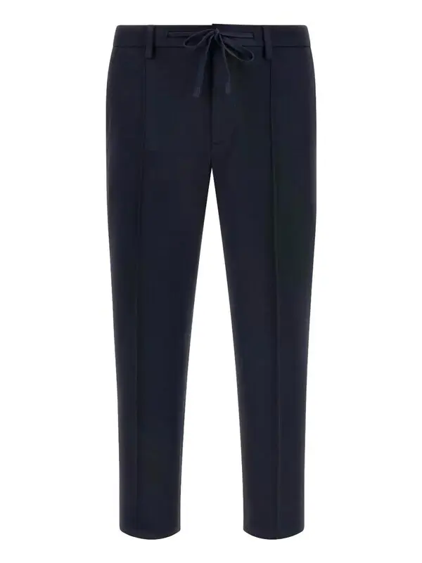Boggi Milano Roberto Drawstring Jersey Trousers - Blue