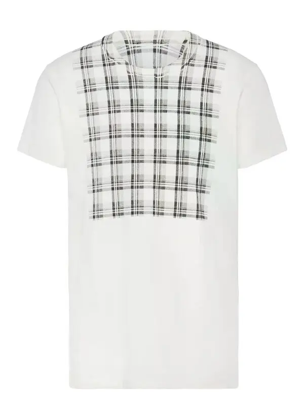 MAISON MARGIELA Check T-shirt - White