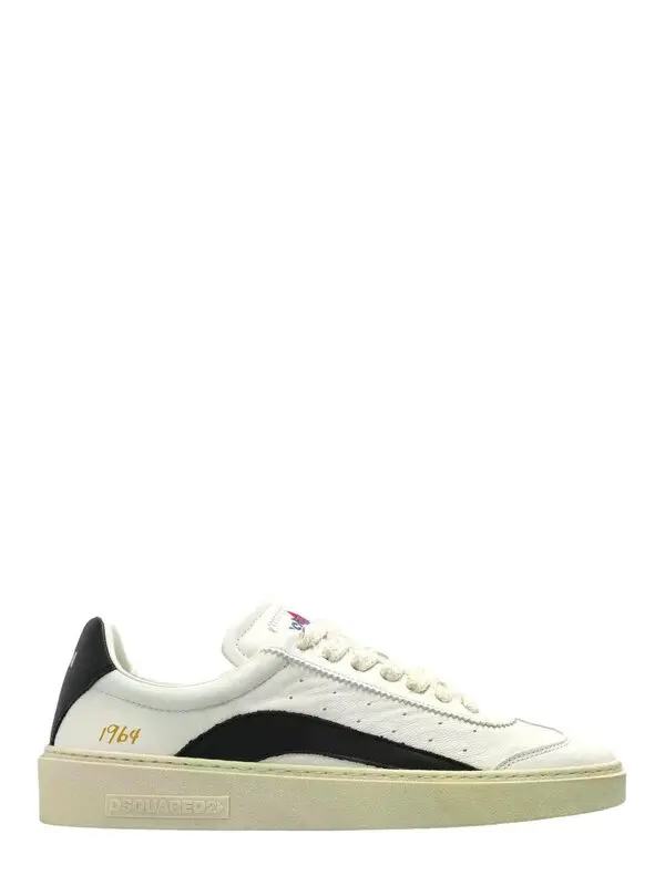 Dsquared2 Rider Perforated Leather Sneakers - White