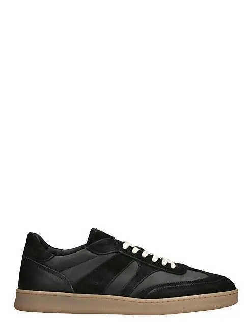 COLLEGIUM Court Iii Leather Trainers - Black