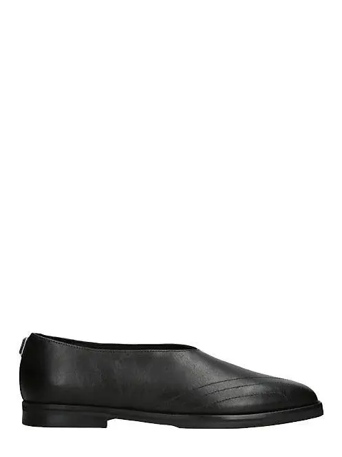 COLLEGIUM Aether Leather Slip-on Loafers - Black