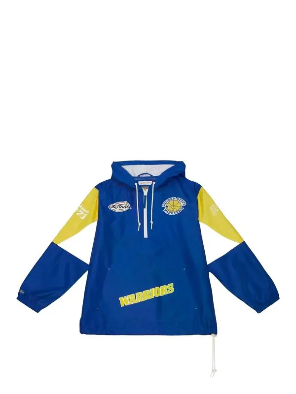 Mitchell & Ness Nba Warriors Sport Jacket - Blue