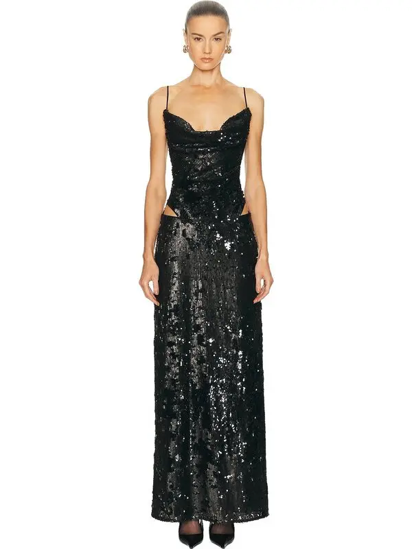 Lpa Ava Maxi Dress - Black