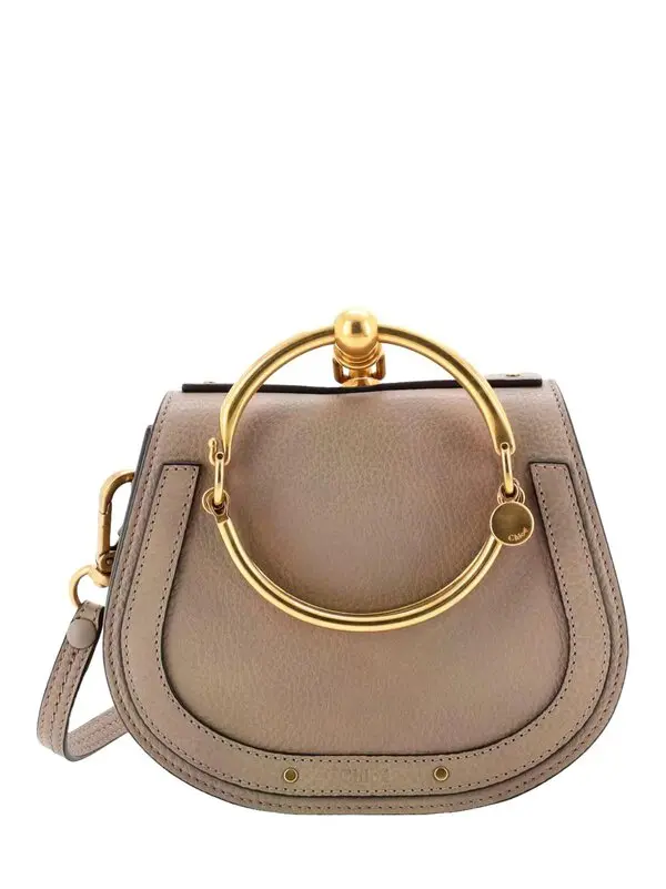 Chloé Nile Small Leather Crossbody Bag - Neutrals