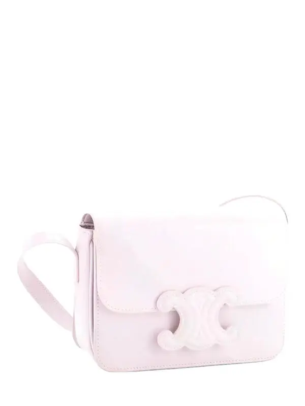 Celine Cuir Triomphe Teen Shoulder Bag - Pink