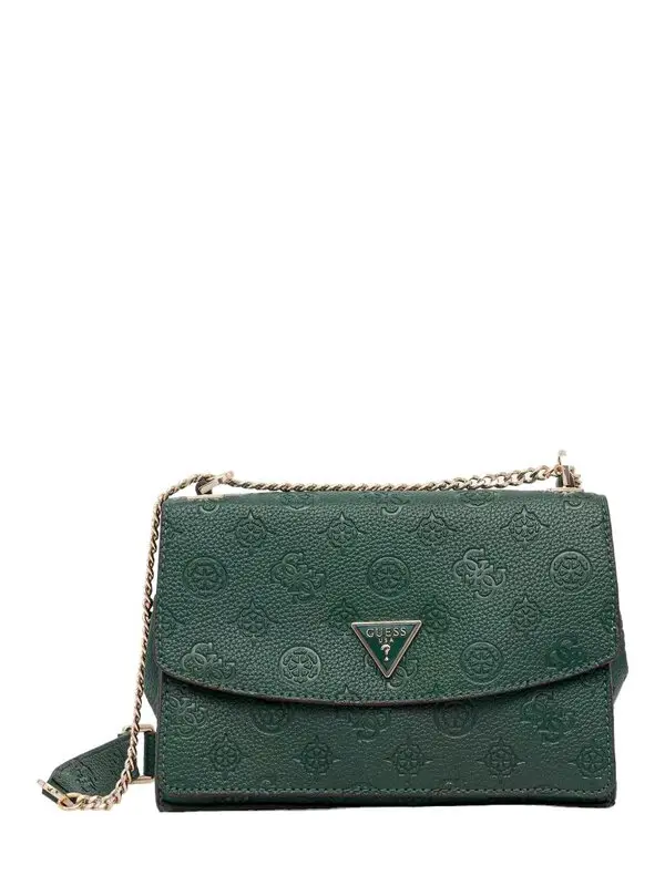 Guess Logo-plaque Crossbody Bag - Green