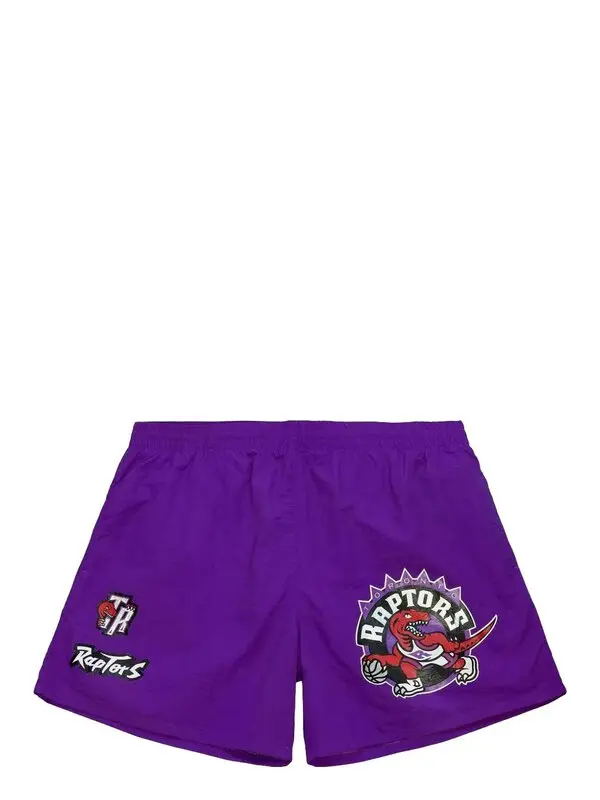Mitchell & Ness Toronto Raptors Hardwood Classics Gameday Shorts - Purple