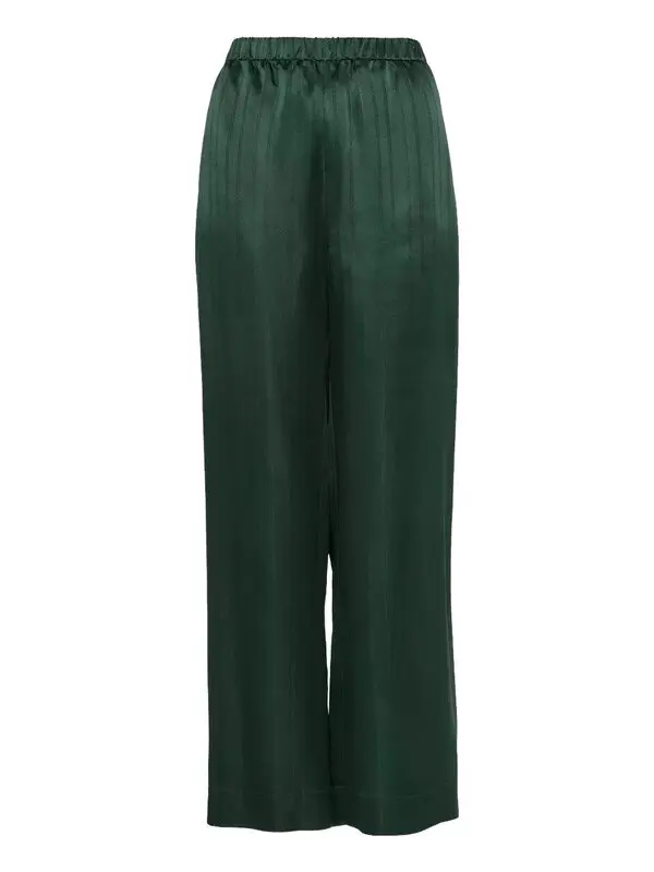ERES Striped Pajama Bottoms - Green