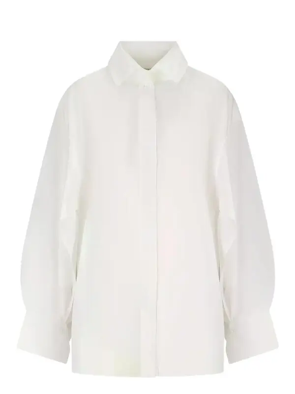DI STAVNITSER Milena Balloon-sleeve Blouse - White