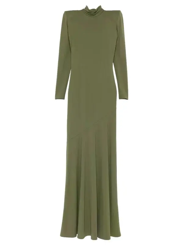 V:PM ATELIER Irma Long-sleeve Maxi Dress - Green