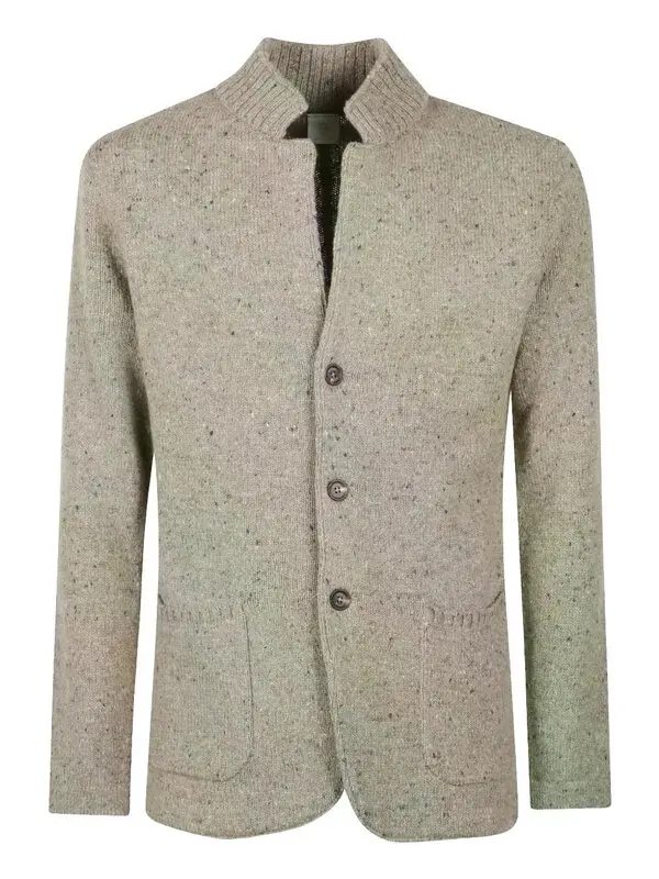 Eleventy Button Patch-pocket Cardigan - Neutrals