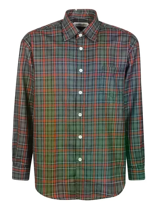 NAMACHEKO Check Shirt - Green