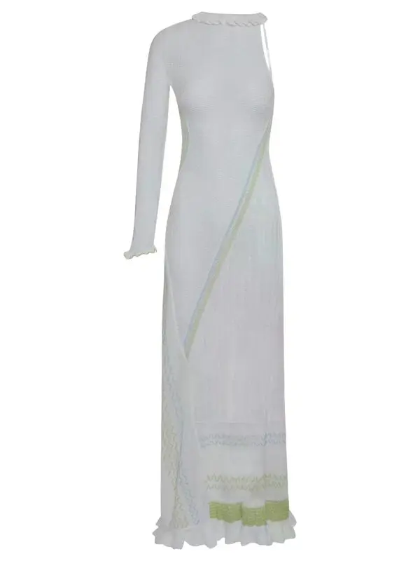 ROBERTA EINER Bianca One-shoulder Maxi Dress - White