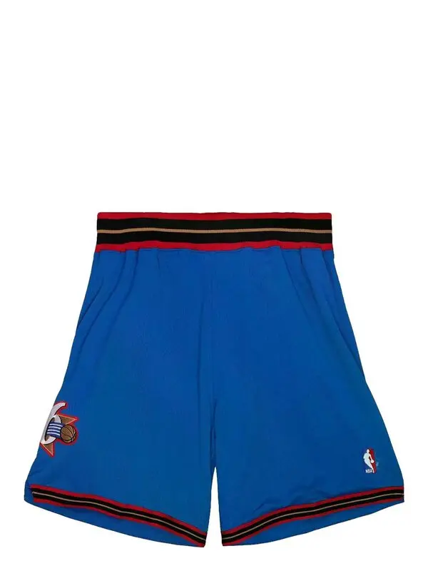 Mitchell & Ness Philadelphia 76ers 1999-00 Alternate Authentic Basketball Shorts - Blue