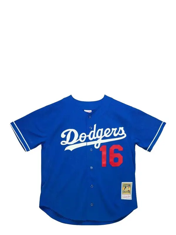 Mitchell & Ness Mlb Dodgers 1997 Hideo Nomo Shirt - Blue