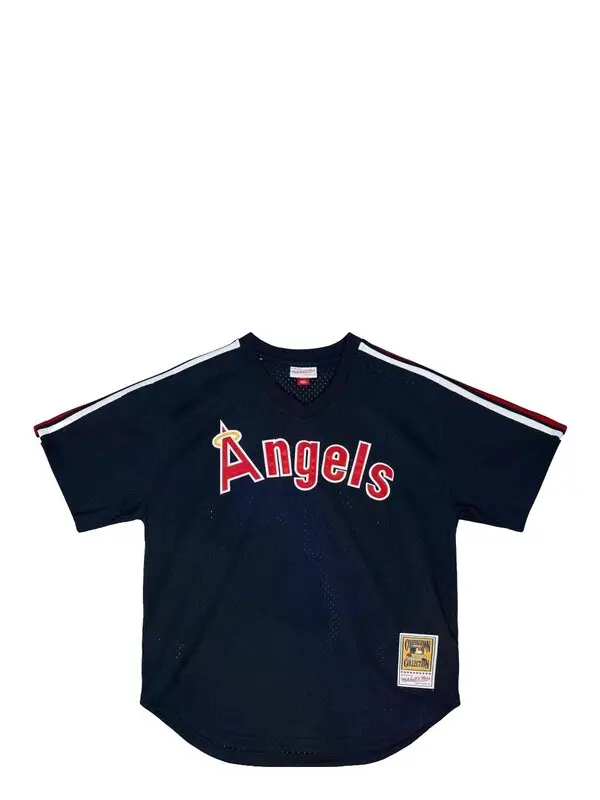 Mitchell & Ness Mlb Angels 1984 Reggie Jackson T-shirt - Blue