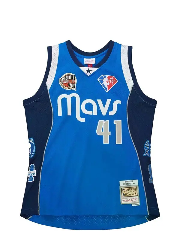 Mitchell & Ness Dirk Nowitzki Dallas Mavericks 2011-12 Jersey - Blue