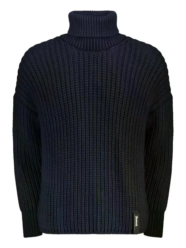 Herno Knit Turtleneck Sweater - Blue
