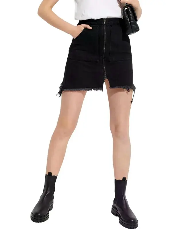 ONETEASPOON A-line Mini Skirt - Black