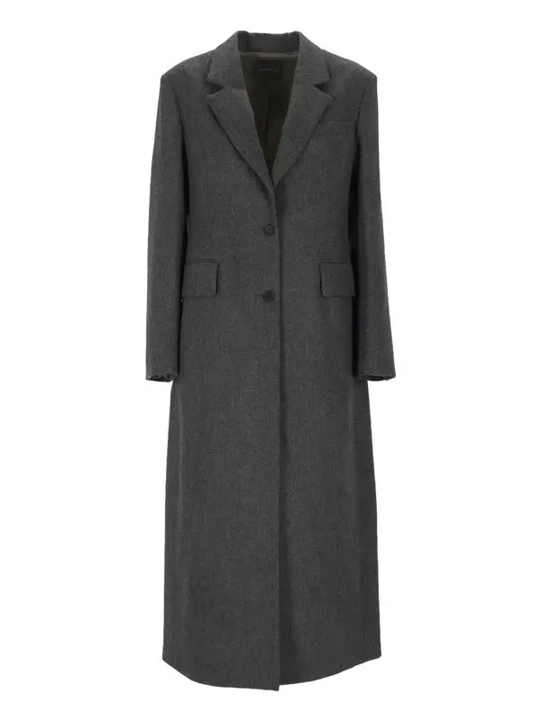 Lorena Antoniazzi Button Coat - Grey
