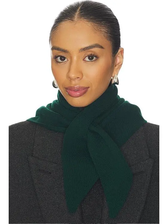 EAVES Sheryl Knit Kerchief - Forest Green