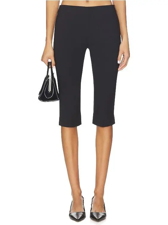 EAVES Guro Tech Suiting Capri Pant - Black