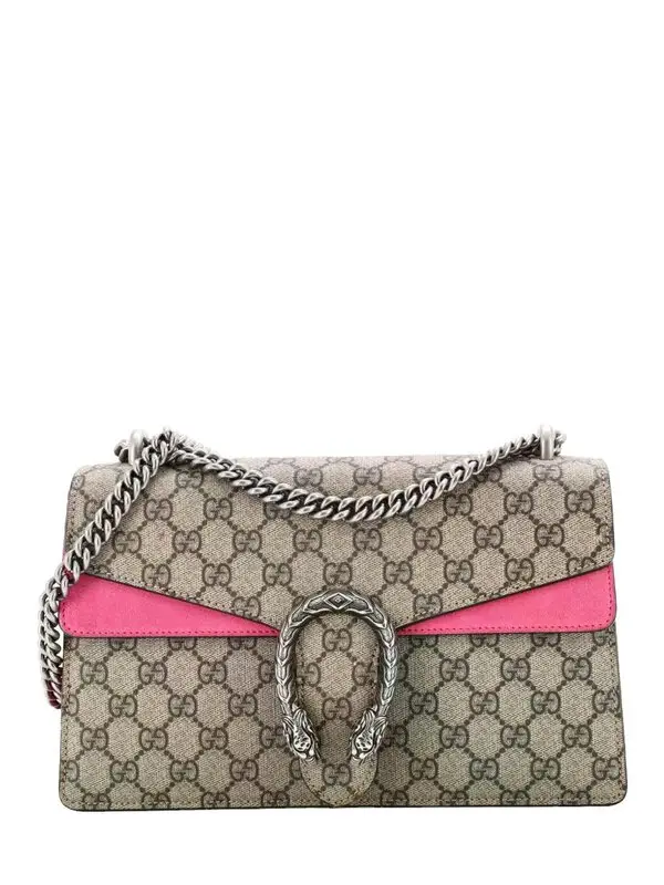 Gucci Dionysus Gg Coated Canvas Small Shoulder Bag - Brown