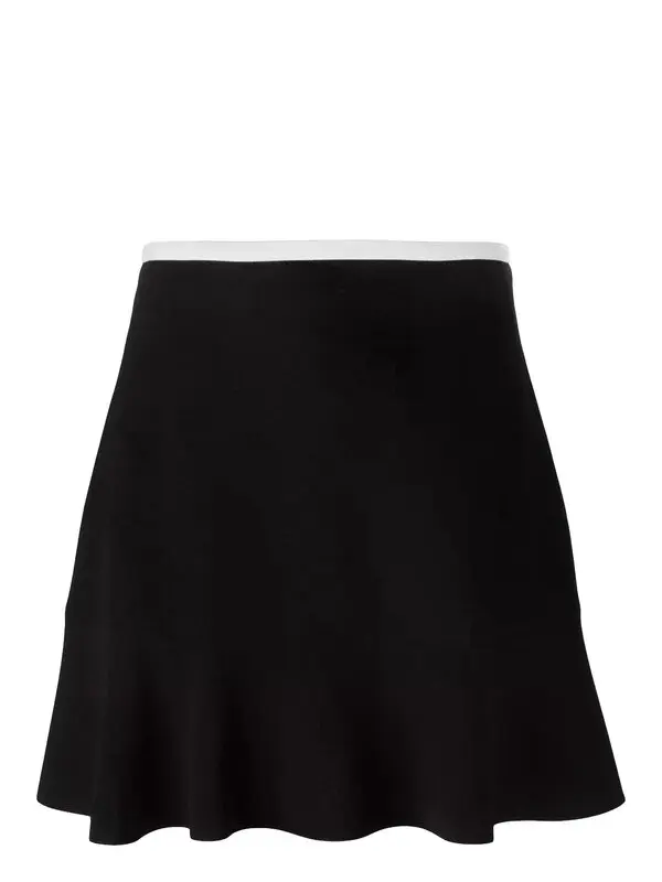 See By Chloé Ruffled Hem A-line Skirt - Black