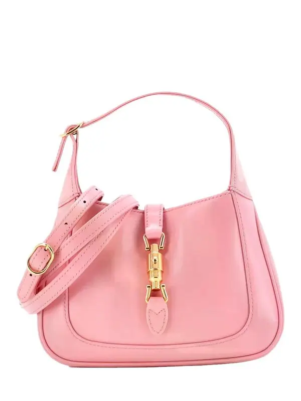 Gucci Jackie 1961 Leather Mini Hobo Bag - Pink