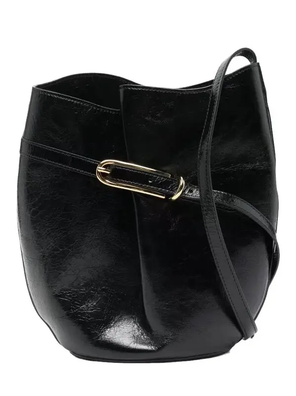LIFFNER Mini Belted Bucket Bag - Black